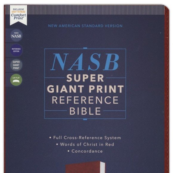 Zondervan | Other | Nasb Super Giant Print Reference Bible 995 Text ...